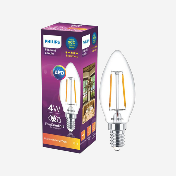 Buy Philips Filament LED Candle (E27 base) | Philips lighting – Philips ...